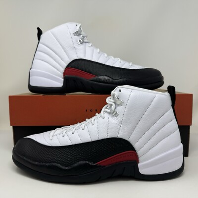 Nike Air Jordan Retro XII 12 Red Taxi Flip Black White Men's Size 13 ...