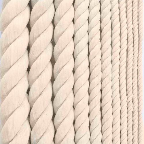 GOLBERG Premium 100% Natural Twisted Cotton Rope - Choose from Many ...