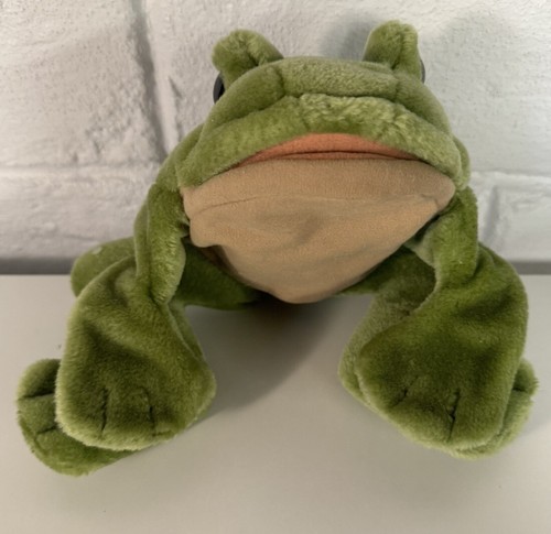 Folkmanis Treefrog Folktails Hand Puppet Green Frog Plush Puppet ...