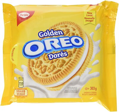 6PACK OREO Golden Sandwich Cookies Resealable Pack 303g -FRESH CANADA ...