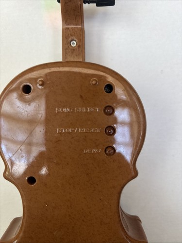 Vintage Miniature Replica Violin Musical Instrument Doll Sized Plays ...