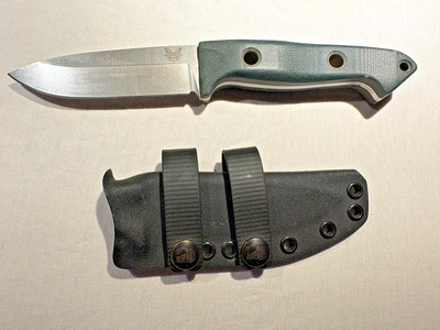 Benchmade Bushcrafter #162 Fixed Blade Knife with Kydex Sheath | eBay