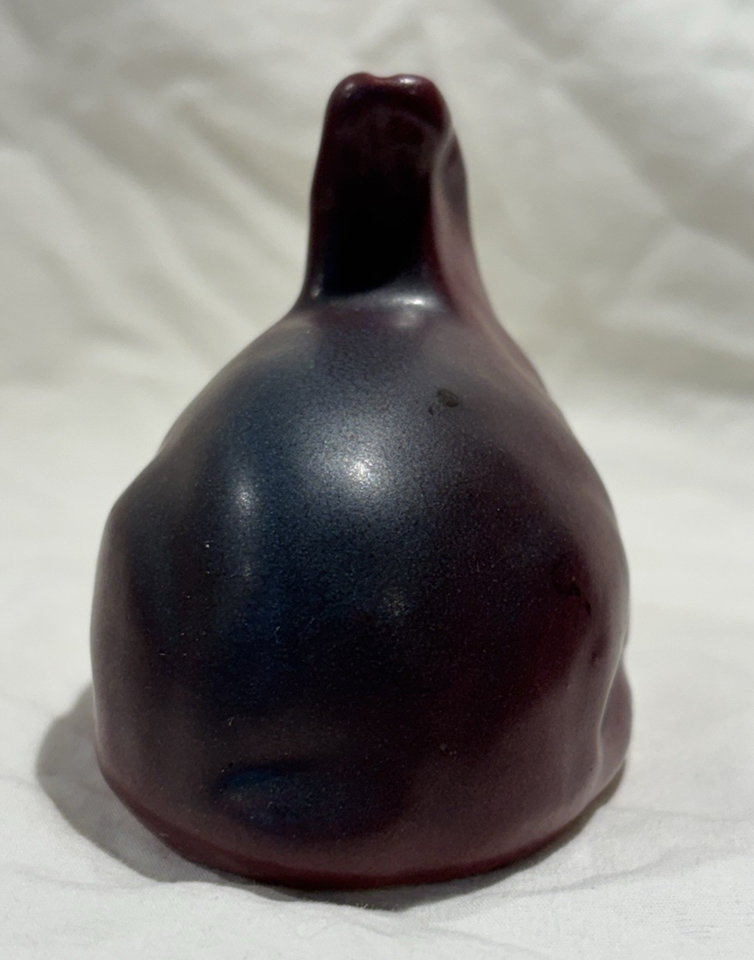 Vintage Van Briggle Pottery Solid Bunny Rabbit Mulberry Glaze Stamped ...