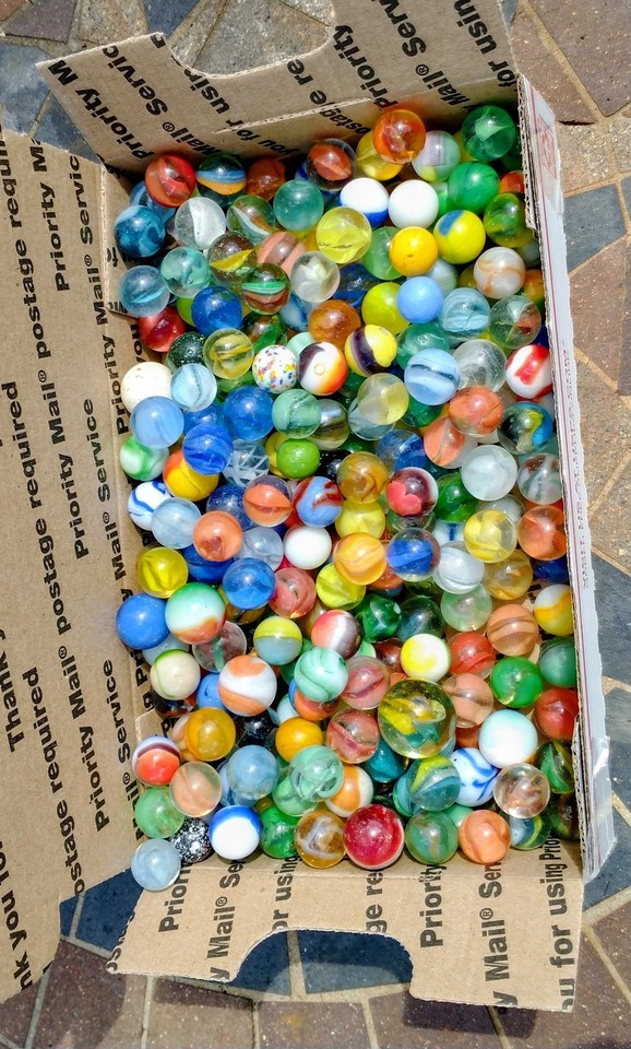 Vintage Toy Glass Marbles Lot 3 Pounds | eBay