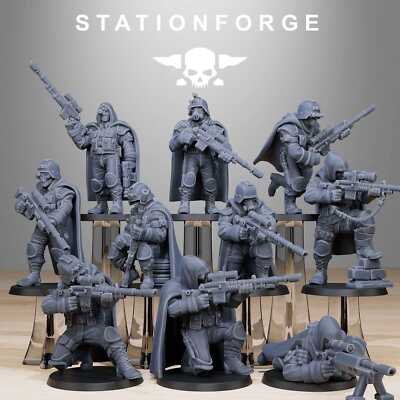 GrimGuard Snipers | StationForge | Grimdark Compatible - Nerd3DForge | eBay