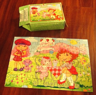 STRAWBERRY SHORTCAKE mini jigsaw puzzle Ice Cream Parlor 2007 Crepes ...