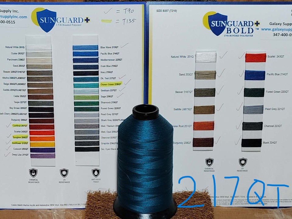 Sunguard, Tex 90 Outdoor Threads, Chemical & UV Resistance, 8 oz. Spool ...