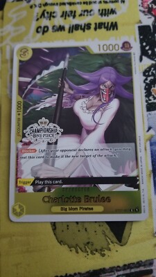 One Piece Card Game Charlotte Brulee ST07-007 Championship Series Promo ...