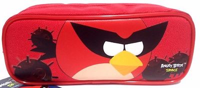 Unisex Red Angry Birds Pencil Pouch/Pencil Case//Carrying Purse-Brand ...
