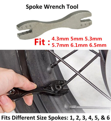 1PC Universal Multiple Sizes Spoke Wrench Tool Rim Wheel Dirtbike ATV ...