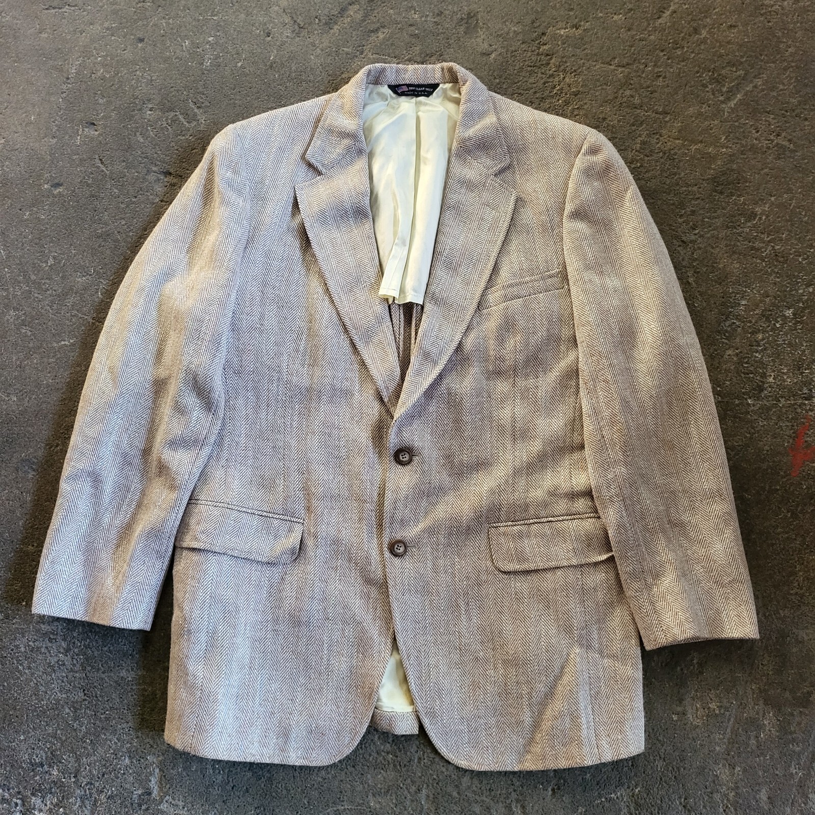 Vintage John Alexander Tweed Sport Coat Blazer Men's … - Gem