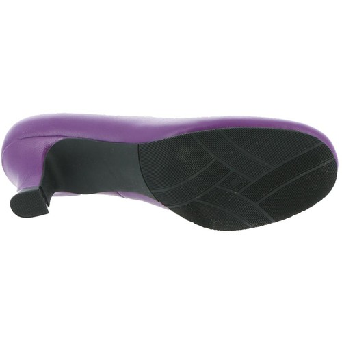 Array Womens Flatter Purple Low Kitten Heels Shoes 8.5 Wide (C,D,W ...