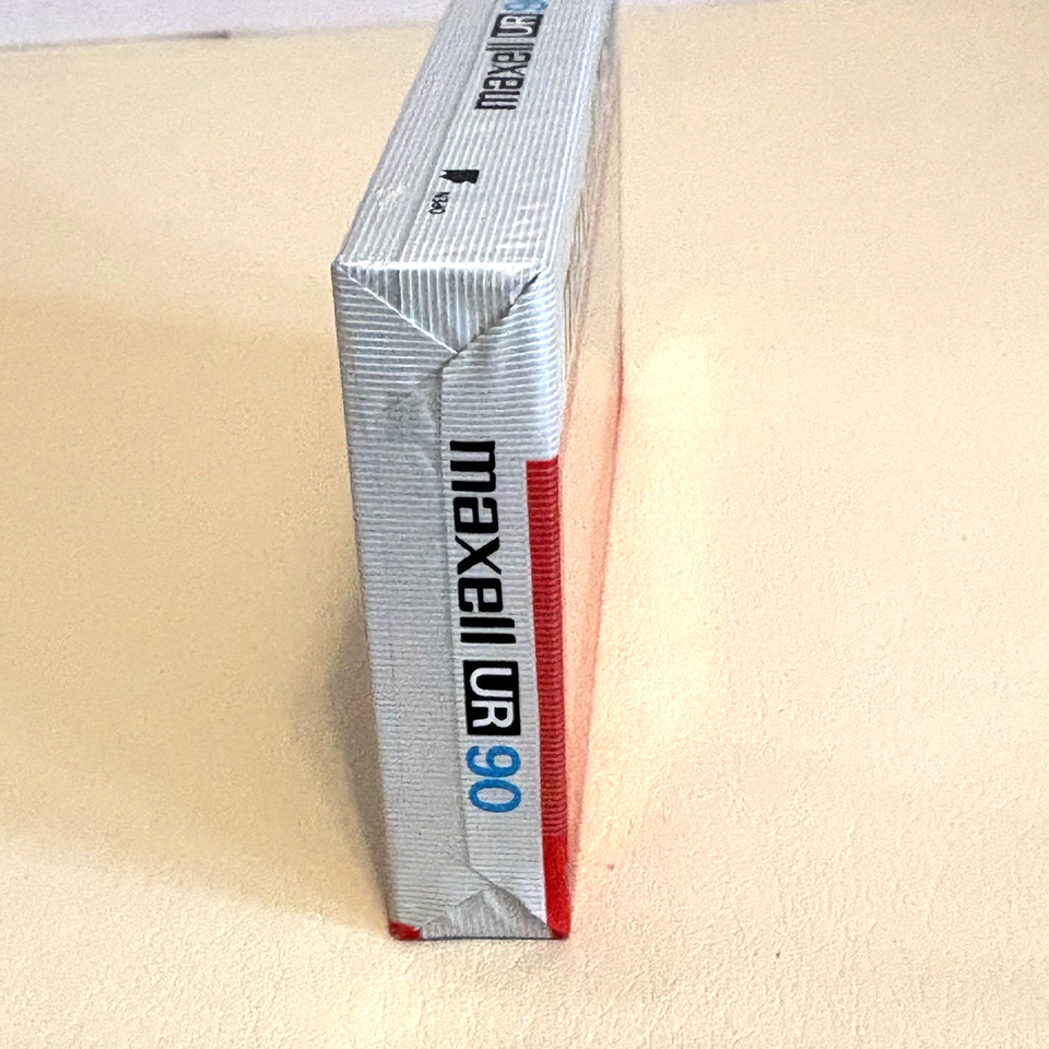 Vintage Maxell UR 90 Blank Cassette Tape Sealed IEC Type I Normal ...