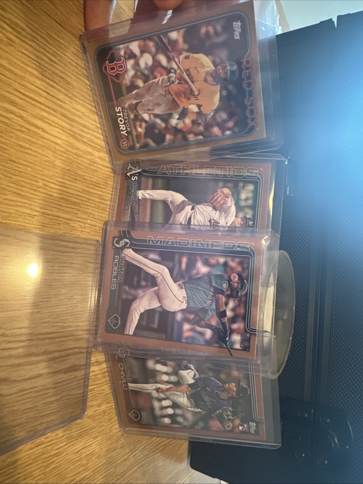 Topps Victor Robles, Trevor Story, Angel Chivilli, Brady Brasso -Brown ...