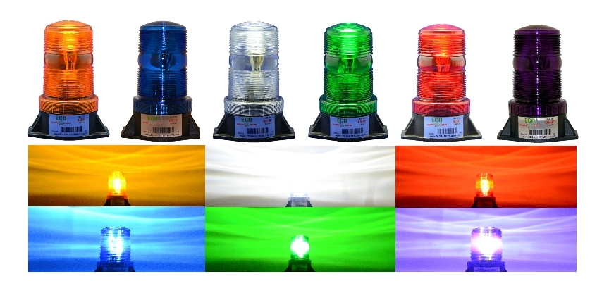 B6L4PAC CLEAR 85-265V AC EMERGENCY WARNING LED LIGHT BEACON 110V 120V ...