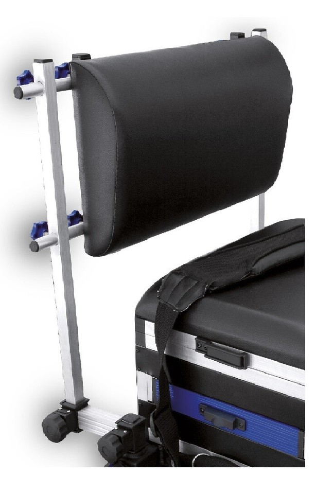 Fishing Seat Box Padded Back Rest Lumbar Support Adjustable Cushion ...