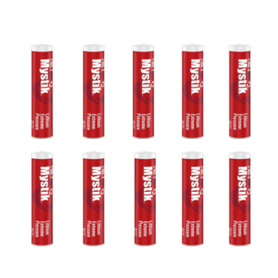 10 Pack Mystik Lithium EP #2 Grease; Extreme Pressure; (10) 14oz tubes ...