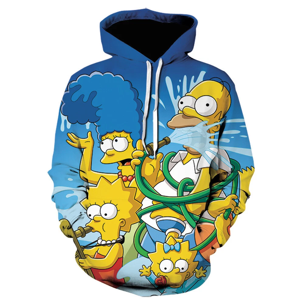 Cosplay The Simpsons Maggie Marge Homer Bart 3D Hoodies Sweatshirts ...