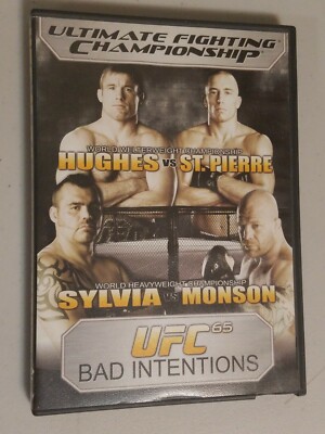 UFC 65: Bad Intentions (DVD, 2007) Sylvia vs Monson 687797900791| eBay
