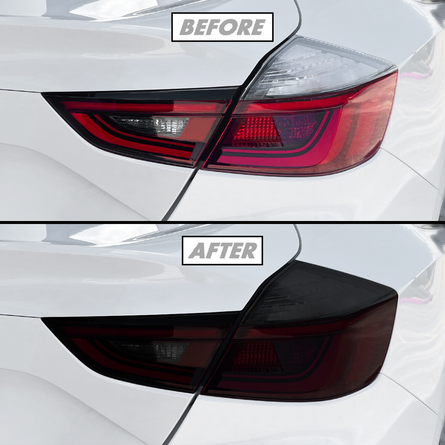 FOR 2019-2022 Honda Insight Tail Light & Reflector Smoke Vinyl Tint ...