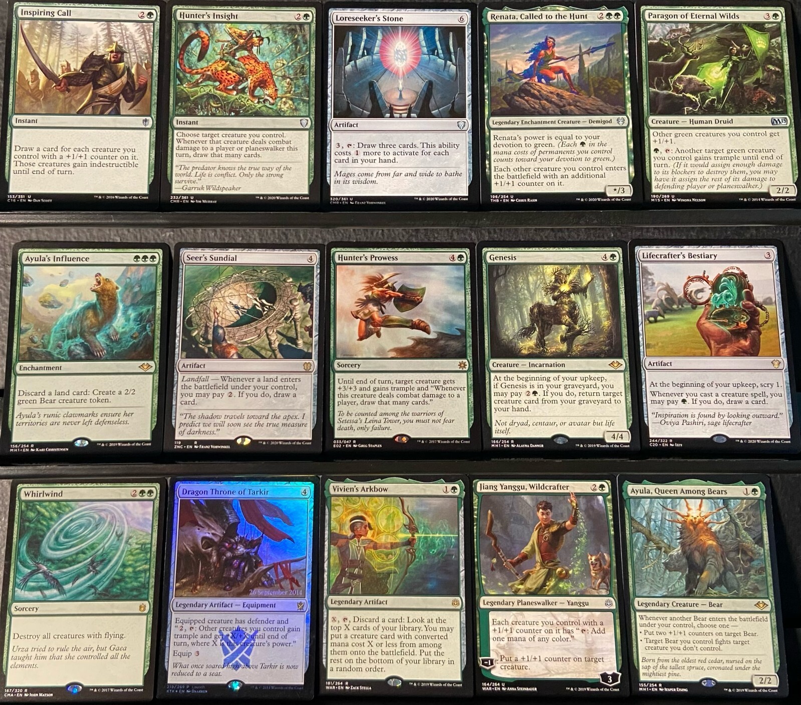 ***Custom Commander Deck*** Ayula - Bear Tribal - EDH MTG Magic Cards ...