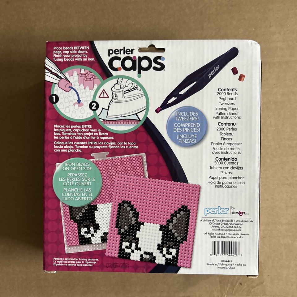 Perler Cap 1000 Solid top Fuse Bead Starter Kit-Animal 1 pack of 1 kit ...