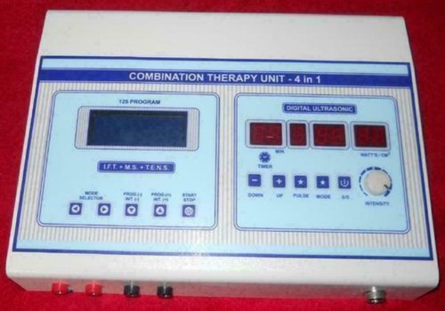 Physiotherapy Ultrasonic Machine 4 in 1 Combination LCD Computerized ...