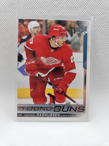 2018-19 Upper Deck Series 1 Young Guns | Michael Rasmussen #226 Red ...