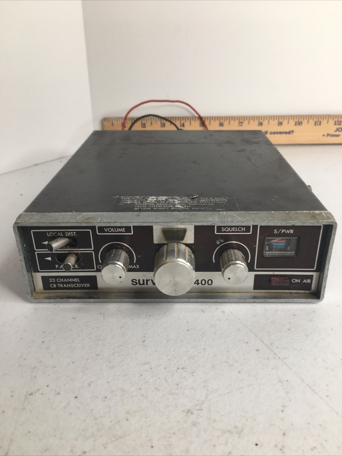 Vintage SURVEYOR 2400 23 Channel CB Transceiver Radio HA-23C Japan ...