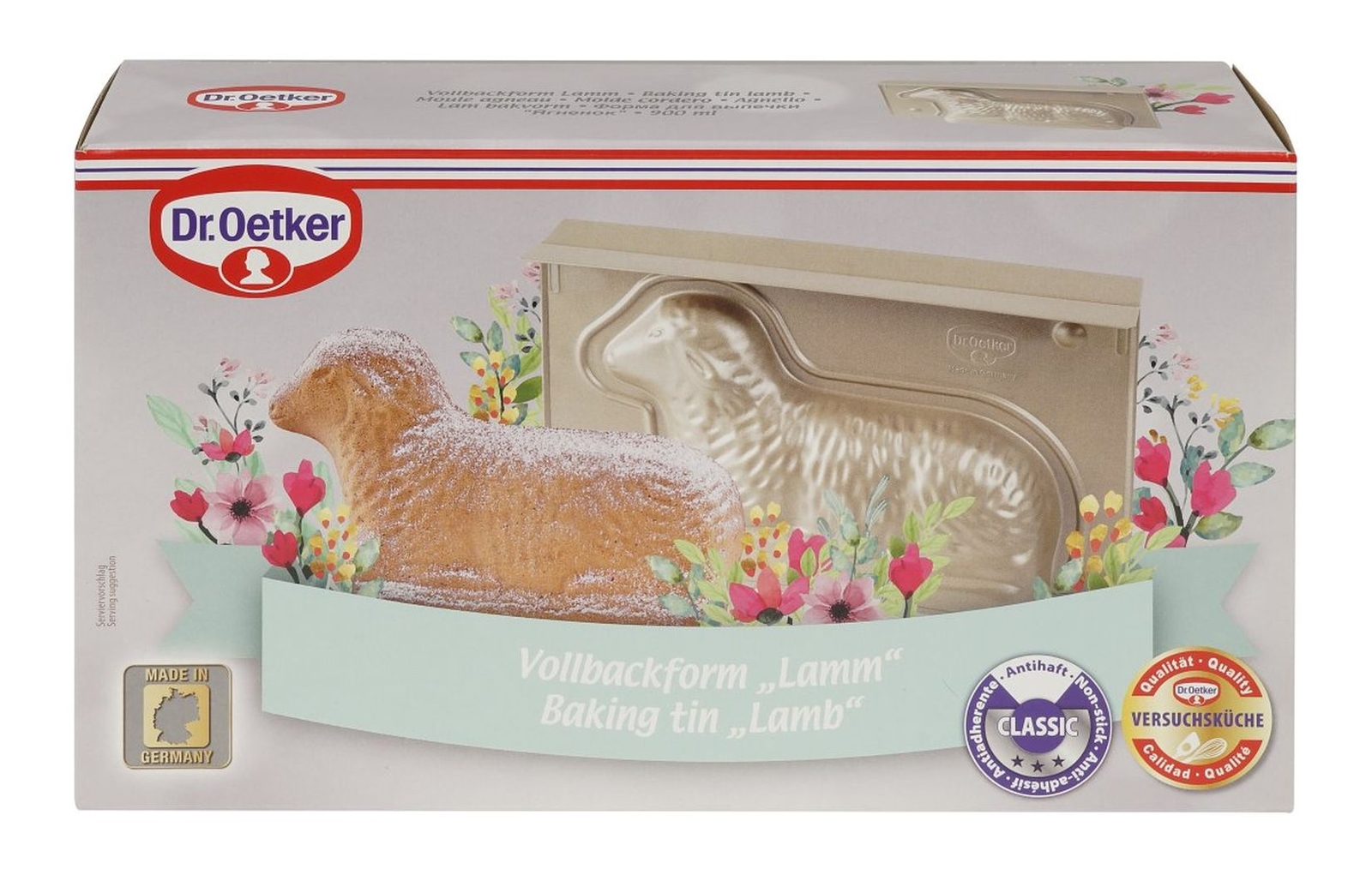 Vollbackform Motiv Backform Ostern 3D Lamm Osterlamm 900ml Dr. Oetker ...