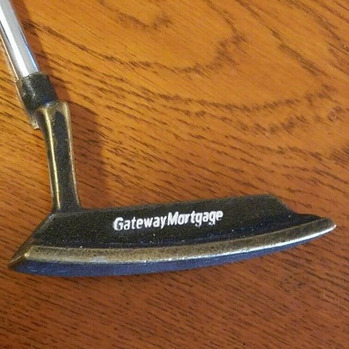 Classic GATEWAY MORTGAGE Milled Brass Face 36" Inch Putter, Right Hand ...