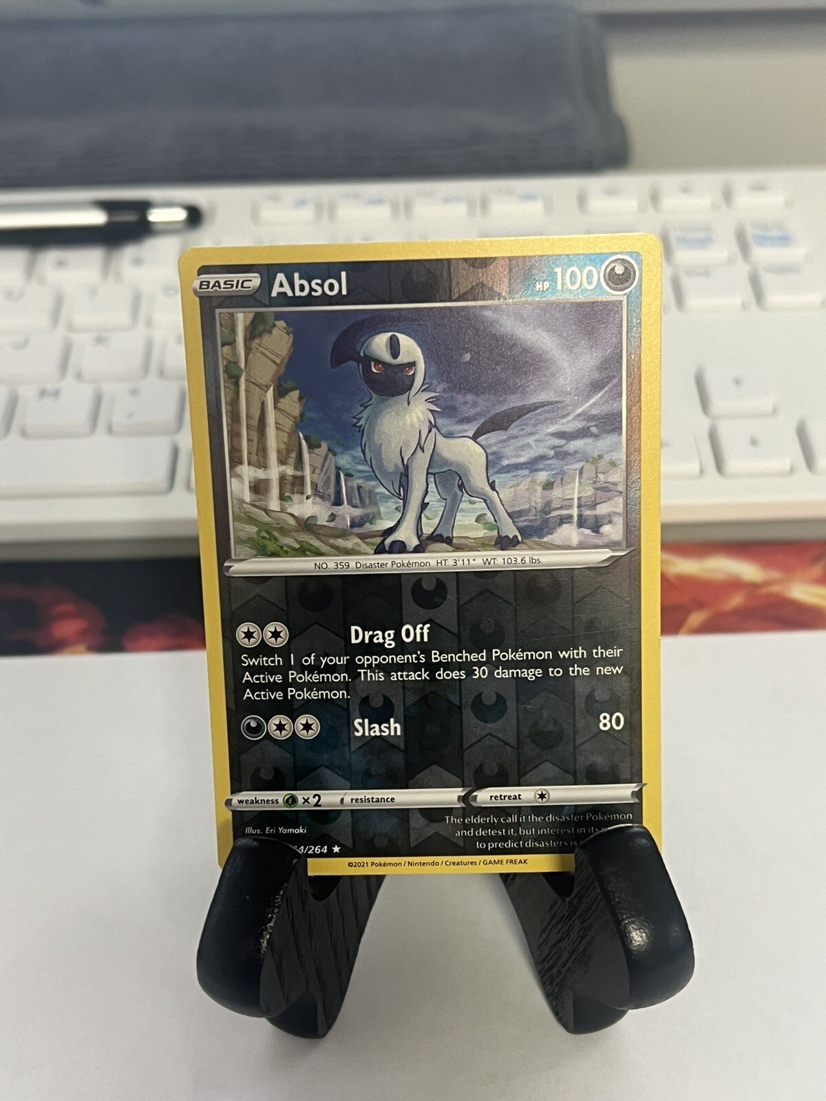 Pokémon TCG Absol Fusion Strike 164/264 Reverse Holo Rare | eBay