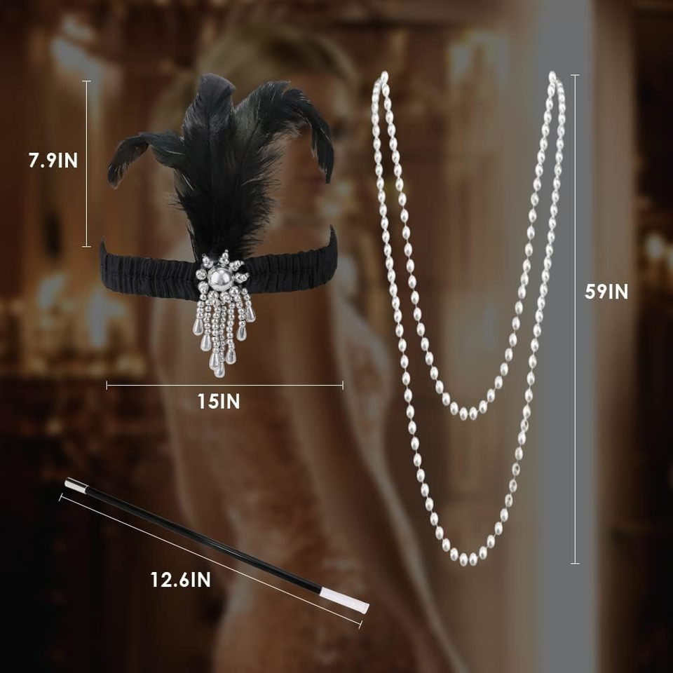1920S Accessories for Women, Roaring 20S Costumes Great Gatsby ...
