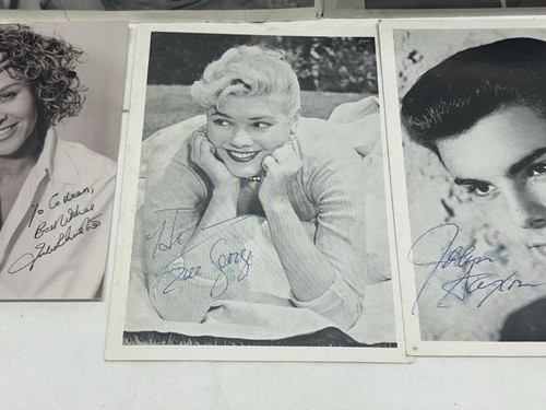 Lot of 5 Signed Photos John Saxon Tamblyn Unknown | eBay