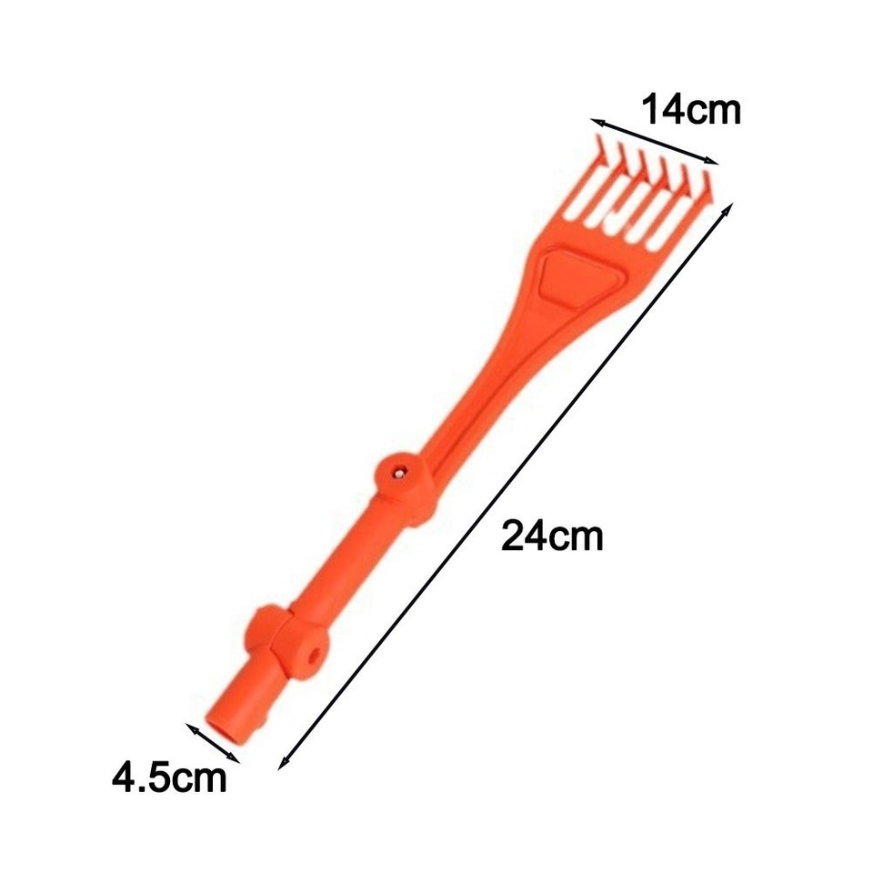 Gutter Rake Rotating Handle Rake Roof Gutter Cleaning Adjustable Length ...