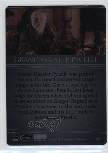 2017 Rittenhouse Game of Thrones: Valyrian Steel Grand Maester Pycelle ...