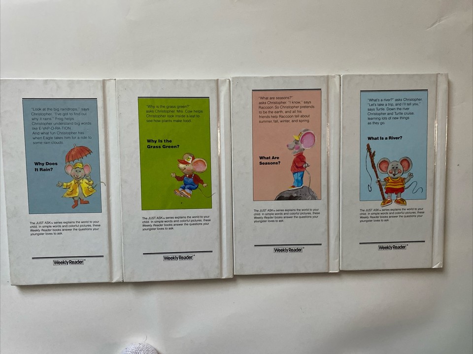 Weekly Reader Just Ask Vtg 1980s Book Collection Lot Of 15 What? Why ...