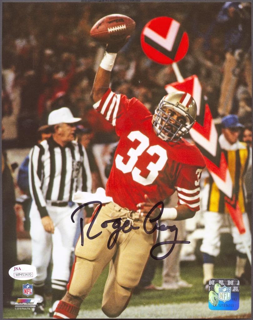 Roger Craig Autograph Signed "Touchdown Spike" 8x10 Photo AUTO JSA COA ...