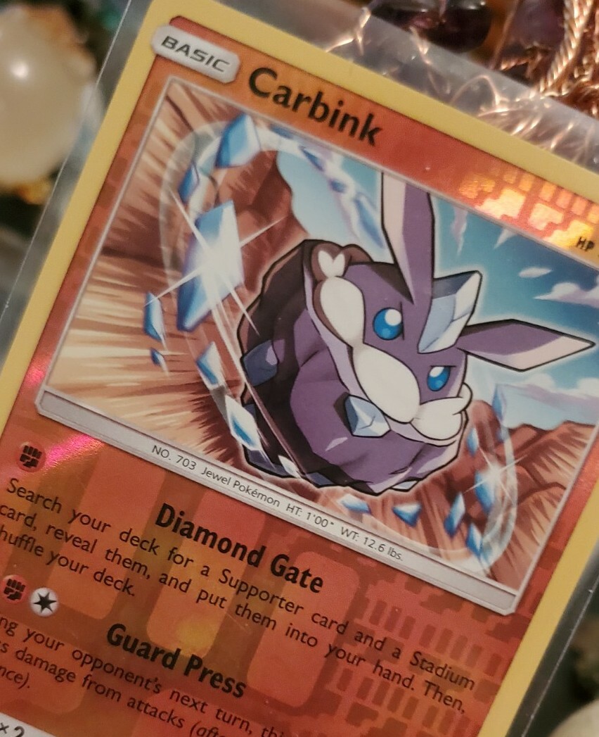 Carbink Pokemon Card