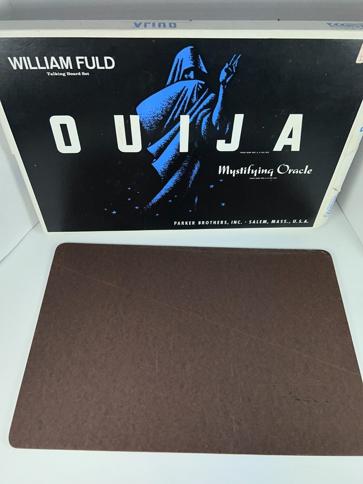 Vintage OUIJA Board William Fuld Salem Mass Original Box & Planchette ...