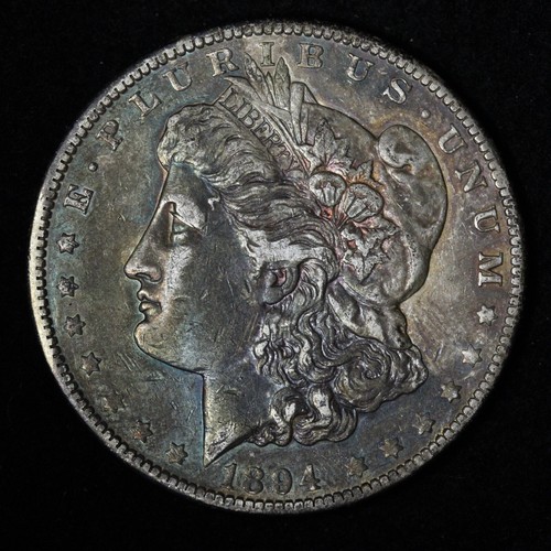 1894-O Morgan Silver Dollar XF+ TONED E357 AMT | eBay