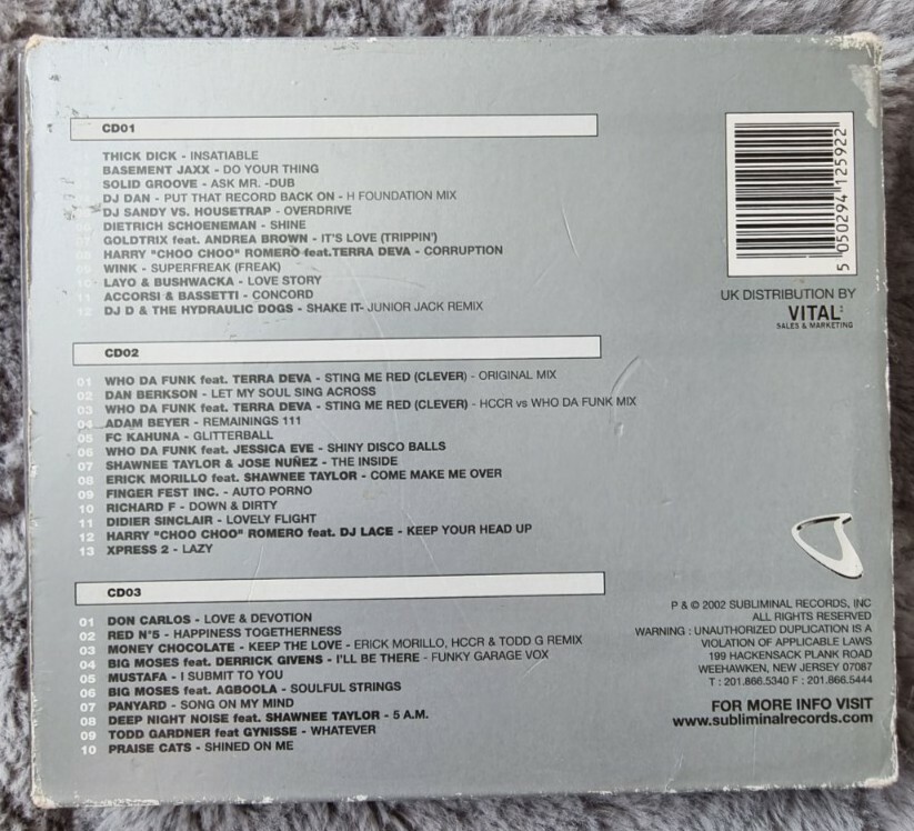 Erick Morillo - Subliminal sessions three **NR MINT x3 CD ALBUM** 2002 ...