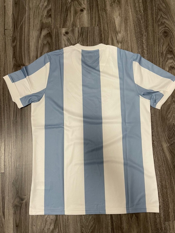 ADIDAS ARGENTINA 2024 ANNIVERSARY JERSEY SIZES WHITE/BLUE COLOR MENS ...