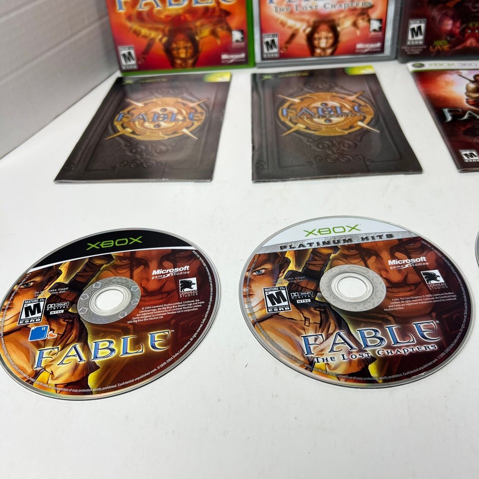 Fable: Fable The Lost Chapters Fable II Fable III Xbox & Xbox 360 Video ...