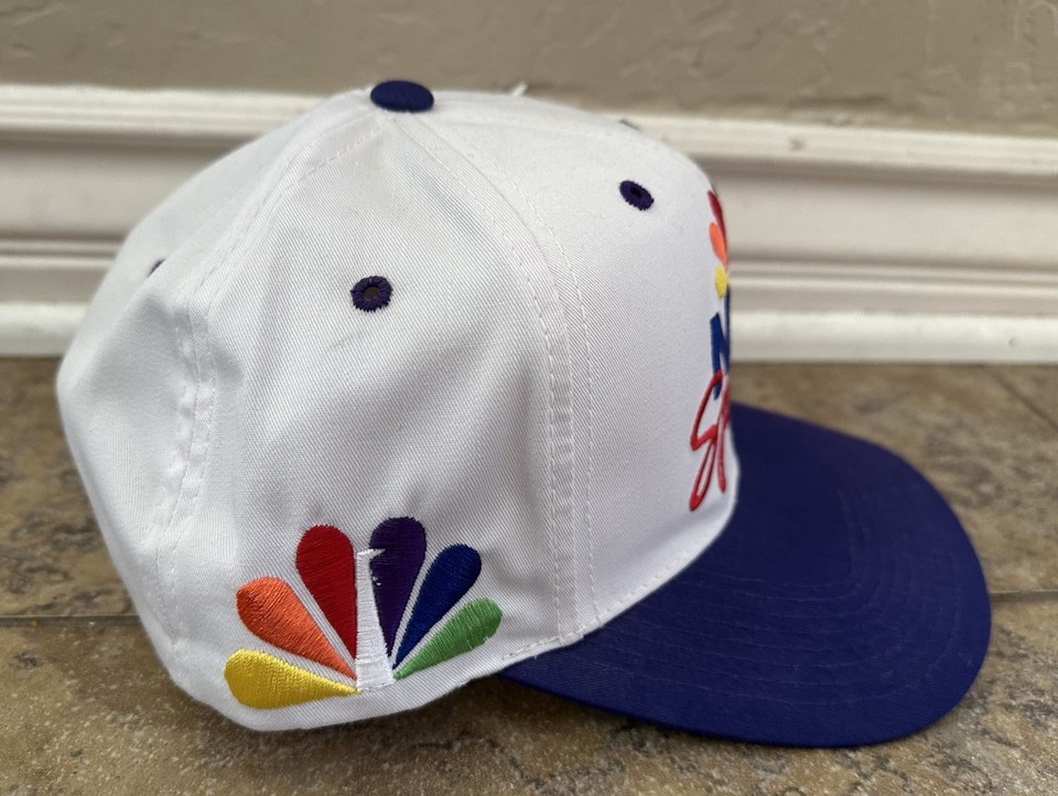 Vintage 90s Sports Specialties NBC Sports SnapBack Hat Cap Script USA ...