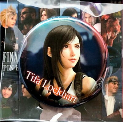 FINAL FANTASY SEVEN REBIRTH Tifa Lockhart Tin Badge 【SQUARE ANIX】 | eBay UK