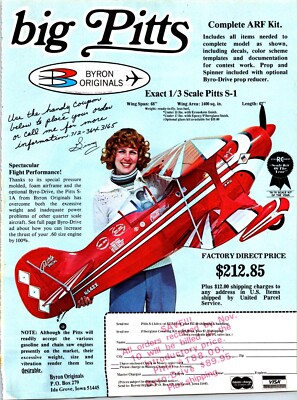 Byron Big Pitts Kit Print Ad 1987 Ephemera Wall Art Decor Byro Drive | eBay