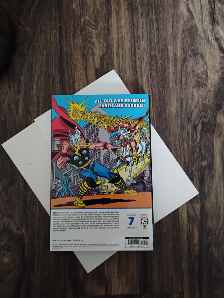 Marvel Epic Collection Thor Volume 7 Ulik Unchained TPB RARE OOP Loki ...