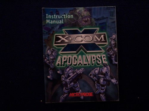 X-COM APOCALYPSE INSTRUCTION MANUAL MICROPROSE | eBay
