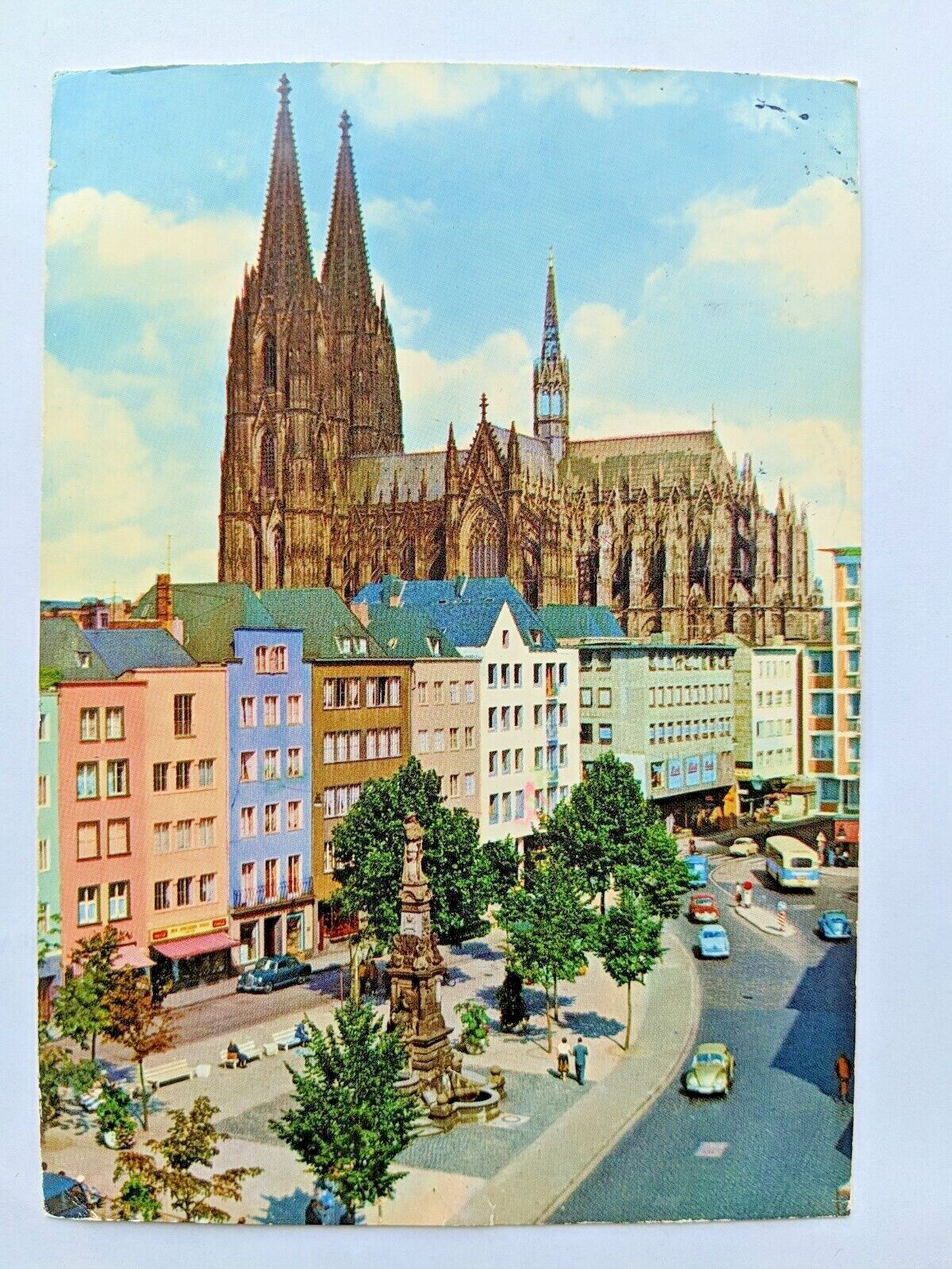 1988 Cologne Cathedral + Old Market / Koln am Rhein Altermarkt und Dom ...
